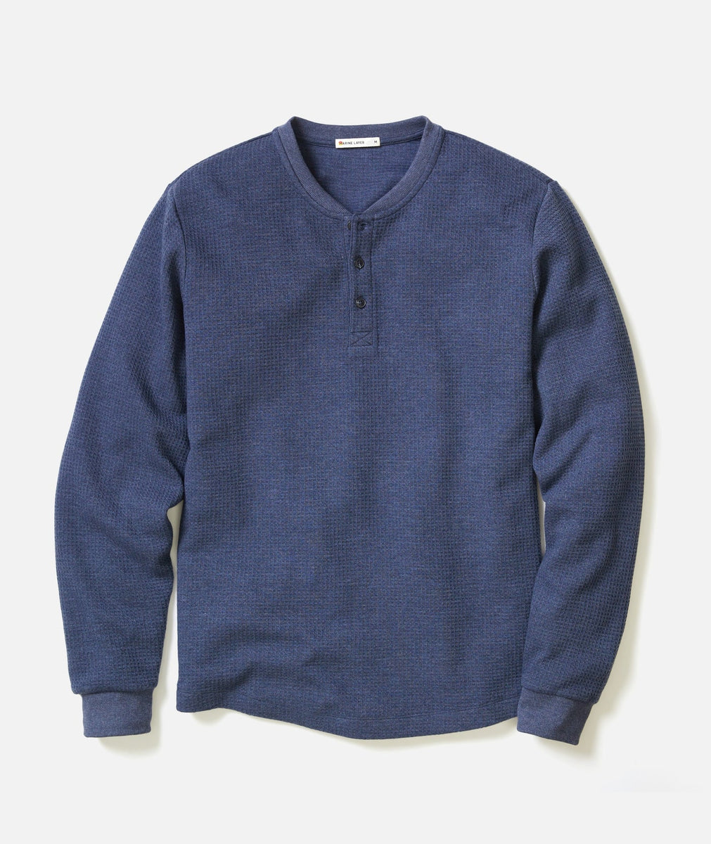 Marine Layer Waffle Henley – Flying Point Surf
